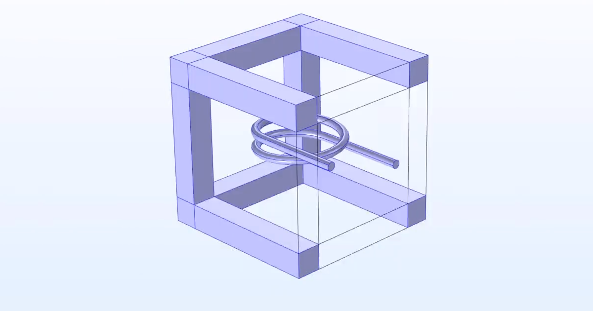 Using Infinite Elements to Terminate Domains for 3D Coil Models