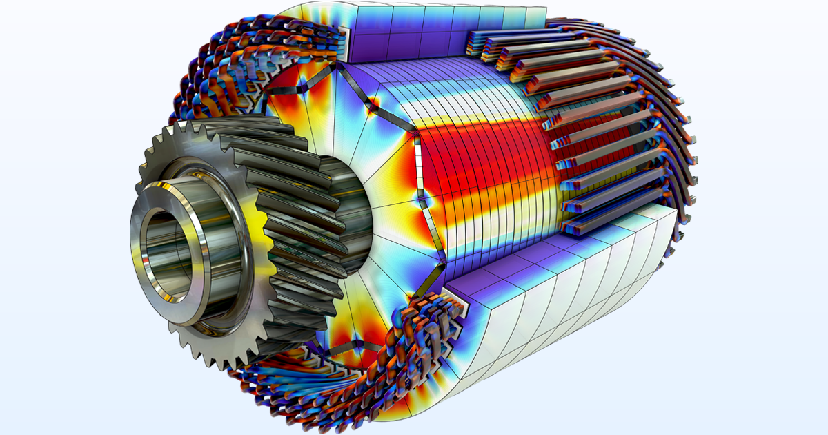 Modeling Electric Motors with COMSOL Multiphysics®